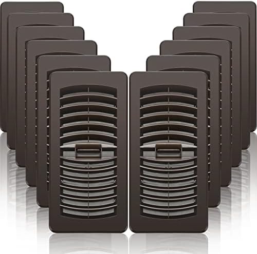 Geelin 12 Pack 4 x 10 Inch Floor Vent Covers Heavy Duty Floor Register ...