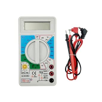 VAR Tech M-830BZ 600V AC/DC 10A DC Digital multimeter : Amazon.in ...