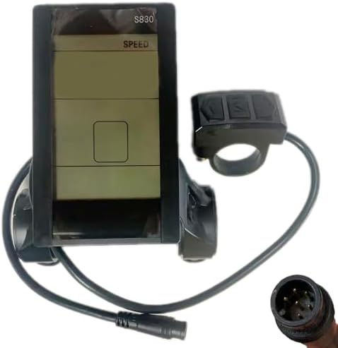 NULKOMMA Electric Bike LCD Display Control Panel with Waterproof 6 Pin ...