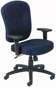 Amazon.com: Boss Fabric Task Chair with Adj Arms : Home & Kitchen
