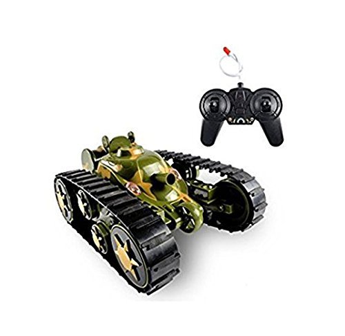 Tabu Toys World RC Tank with LED Super Power 360 Degree Rotating Remote ...