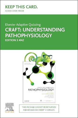 Elsevier Adaptive Quizzing for Understanding Pathophysiology Australia ...