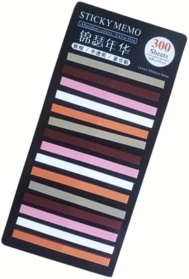 EZOSHOP Post-it Sticky Notes Şeffaf Renkli Yapışkan Postit Not Kağıdı ...