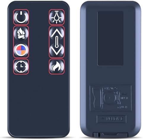 Amazon.com: New Replacement Remote Control Compatible with Real Flame ...
