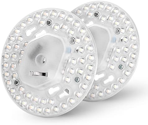 Leelike 2 Pack Ceiling Fan Light Kit,3CCT 3000K/4000K/5000K Dimmable,5 ...