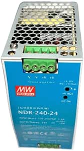 Amazon.com: NDR-240-24 Power Supply AC/DC DIN Rail 240W 24V 10A : RoHS ...