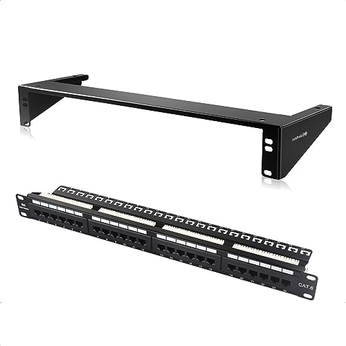Amazon.com: Cable Matters Rackmount or Wall Mount 1U 24-Port Cat 6 ...