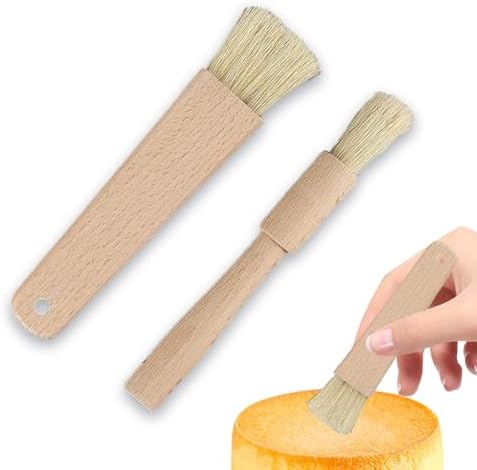 Amazon.com: BAKVOS Pastry Brushes With Natural Wood and Bristles,Baking ...