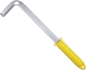 uxcell 17mm Hex Key Wrench, L Shaped Long Arm CR-V Repairing Tool with ...