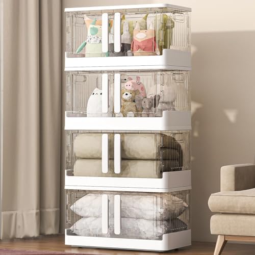 Amazon.com: Storage Bins with Lids, 21 Gal Collapsible Storage Bins ...