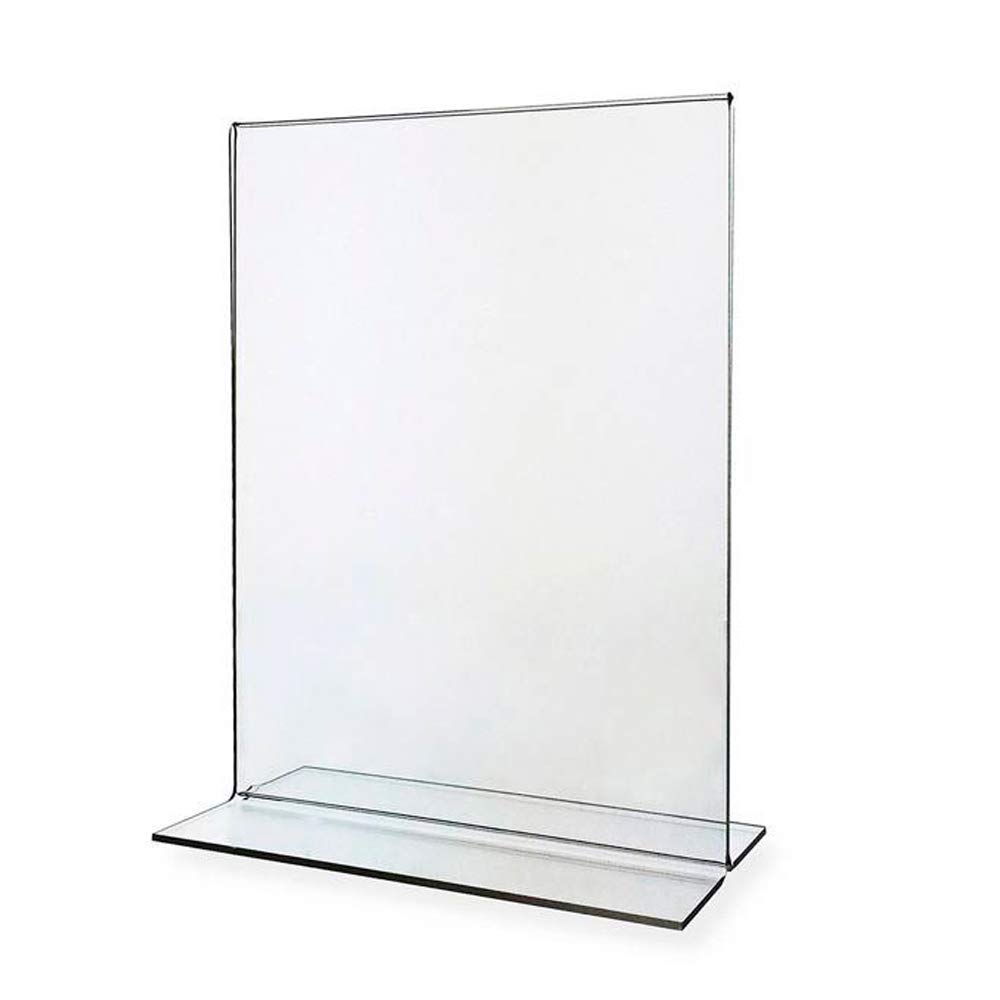 Lifuz A5 acrylic display stand 8 * 6 inches double side pack of 2 photo ...