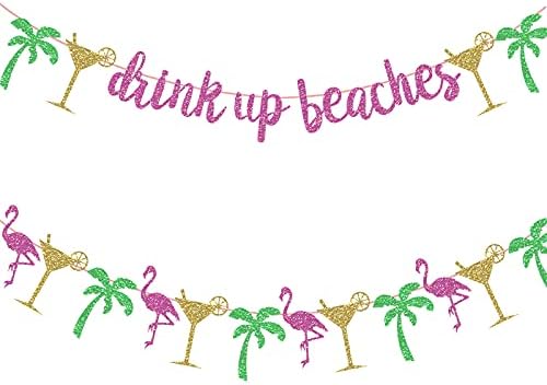 Amazon.com: Beachlorette Banner Sign Garland Pre-strung for Beach ...