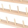 Foldable Wooden Thread Rack Holder,120 Spool Cone Bobbins Spools Stand ...