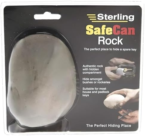 AMK® Sterling Outdoor Garden Security Stone Rock Safe Door Hide Keep ...