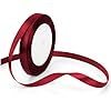 Amazon.com: Wine Red Ribbon for Gift Wrapping Christmas Ribbon Burgundy ...
