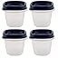Amazon.com: Utensilux Rubbermaid Food Storage Containers Nine Cup Food ...