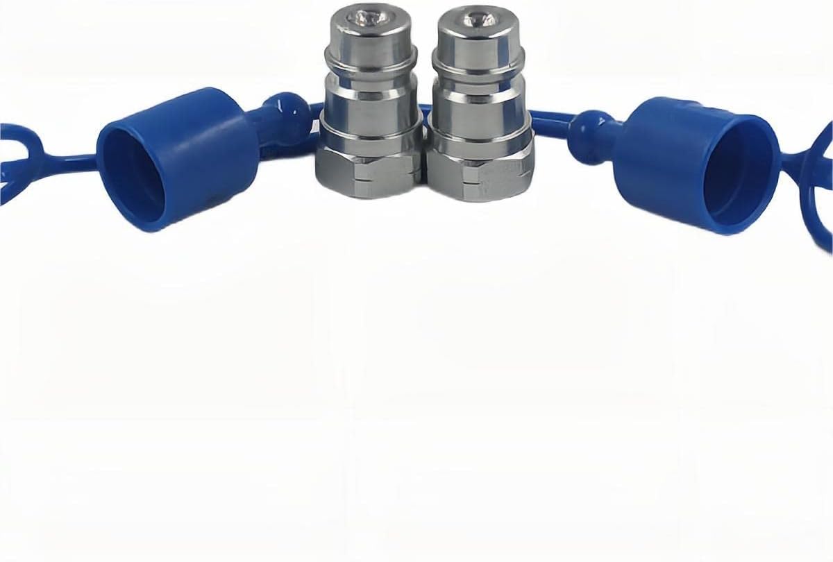 Amazon.com: 1/2" Ag Hydraulic Quick Connect Tractor Couplers with Dust ...