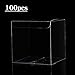Amazon.com: 25/50/100 Packs Clear Gift Boxes, Clear PVC Plastic Boxes ...