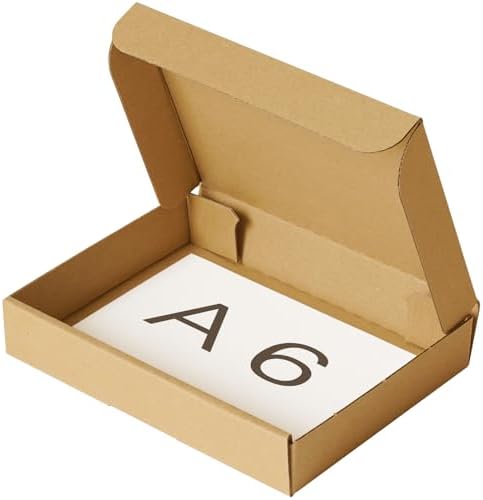 Amazon.co.jp: アースダンボール ゆうパケット 3cm A6 ダンボール箱 20枚 ミニ 段ボール箱 ID0404 : 文房具 ...