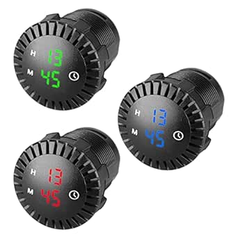 INDYDUKAAN 12V/24V Touch Digital Clock 24 Hours Premium Replaces for ...