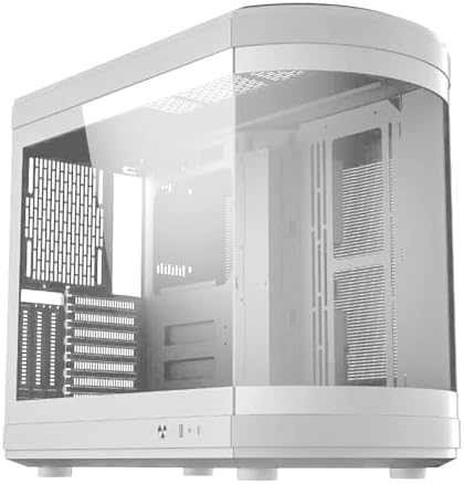 iONZ KZ-T22 Full ATX PC Gaming Case with Panoramic Tempered Glass Dual ...
