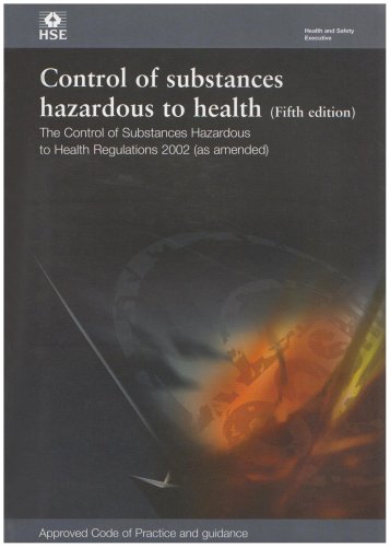 Control of Substances Hazardous to Health Regulations: 05 (Legal S ...