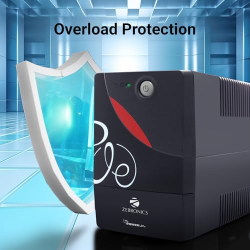 ZEBRONICS Zeb-U725 600VA UPS for Desktop /PC /Computers (not for ...