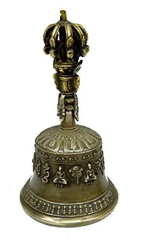 Buy Idol Collections Brass Nepali Bell- Home Outdoor Bell | Brass Bell ...