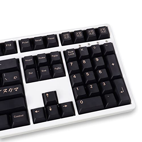 Inukuma Keycaps 129 Keys Dye Sub PBT Japanese Keycaps Set for Cherry Mx ...