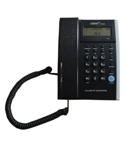 Orpat 3665 Corded Landline Phone (Black) : Amazon.in: Electronics