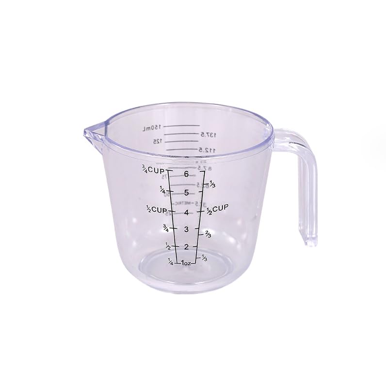 Amazon.com: Plastic Measuring Cup Clear Graduated Measuring Cups ...