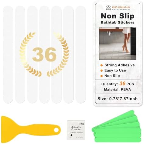 Amazon.com: Non Slip Bathtub Stickers 12PCS, Anti Slip Shower Stickers ...