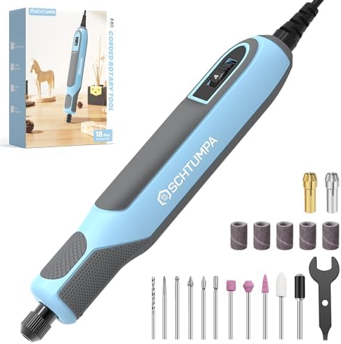 Corded Rotary Tool 36W, 4 Variable Speed, 10000-22000RPM Rotary Tool ...