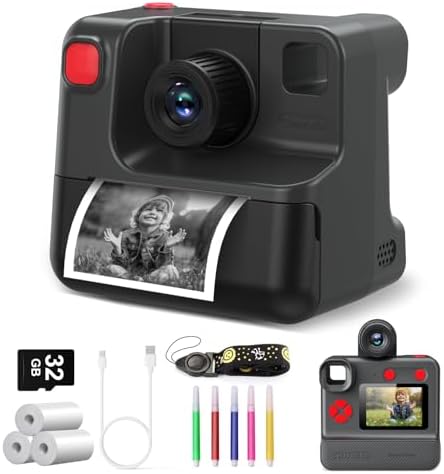 Amazon.com: Mafiti Kids Camera Instant Print, 48MP Digital Camera ...