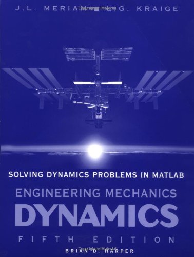Solving Dynamics Problems With Matlab Harper Brian 9780471203117 Books