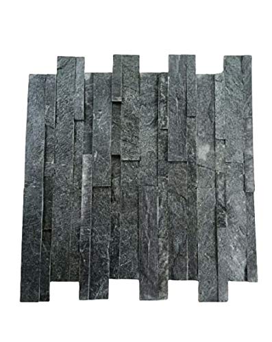 Buy Steel Gray Stone Cladding. 2 pcs by Shree Jai Devi Stone Online at ...