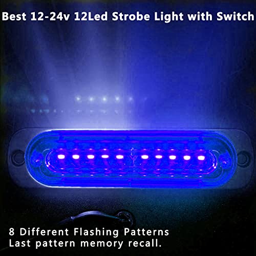 Snapklik.com : EASE2U E Led Warning Lights, 4pcs Emergency Warning ...