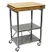Bradley Smoker Foldable Kitchen Cart and Smoker Stand, 3-Tier Utility ...