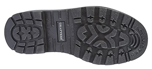 GRAFTERS Mens Lightweight Dealer Safety Boots BROWN 7-15