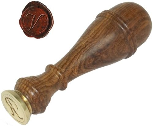Amazon.com: 1 X Alphabet Initial Seal Wax Stamp, Letter V