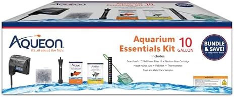 Aqueon Fish Tank Aquarium Essentials Starter Kit for 10 Gallon Tanks ...