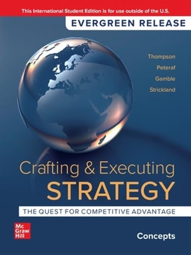 Crafting and Executing Strategy: Concepts: 2024 Release ISE: Amazon.co ...