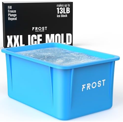 Amazon.com: XXL Ice Block Mold with Reinforced Steel Rim - Makes 13lb ...