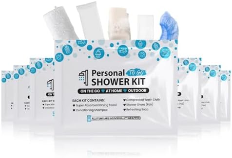 Amazon.com: Compact Personal Shower Kit To-Go– Your Hygiene Companion ...