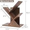 Amazon.com: Labcosi 2 Tier Tree Bookshelf, Small Bookshelf for Storing ...