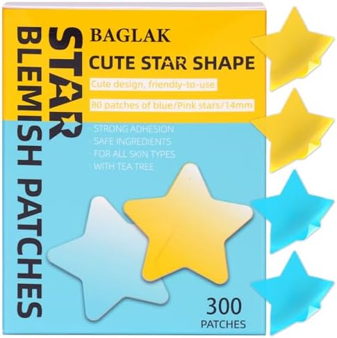 Amazon.com: BAGLAK Star Pimple Patches - 160 Patches - Hydrocolloid ...