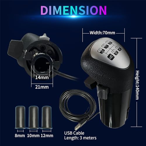 Snapklik.com : SimWayTech USB Shifter Knob For ATS & ETS2 PC For ...