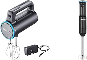 Amazon.com: Chefman Cordless Hand Mixer, 7 Speed Electric Handheld ...