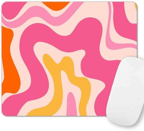 Amazon.com: SXCKANG Small Mouse Pad, Rectangle Premium Texture Swirl ...