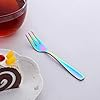 SBOMHS 5.5 Inch Fruit Forks Cake Forks Stainless Steel (Coloured ...